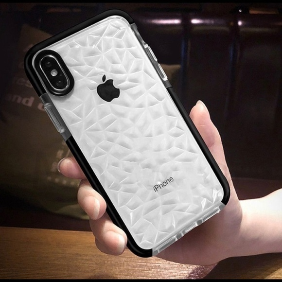 Accessories | Clear Iphone X Max Case With Black Border | Poshmark